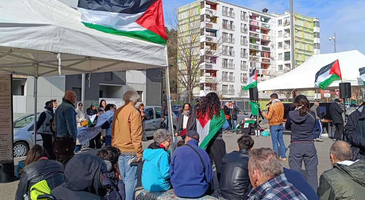 Rassemblement de solidarité avec le peuple palestinien à Nice ...