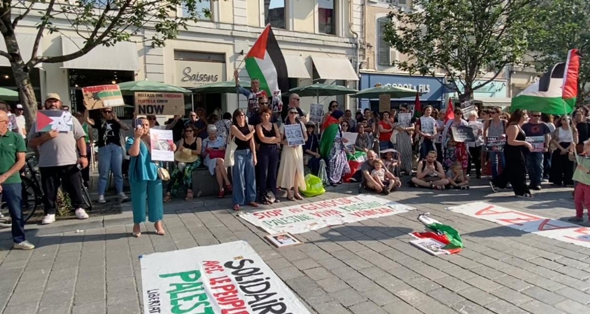 A Pau 300 personnes pour Gaza et la Flottille - Association France ...