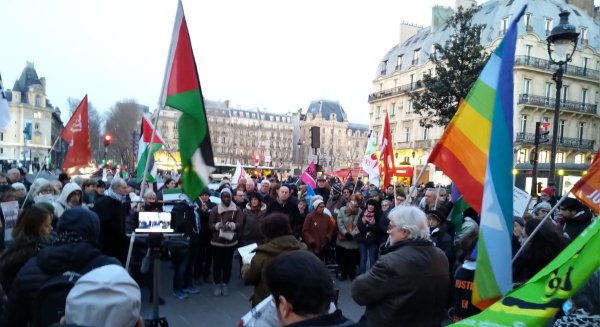 Rassemblement "Smotrich, colon fasciste et raciste : hors de France ...